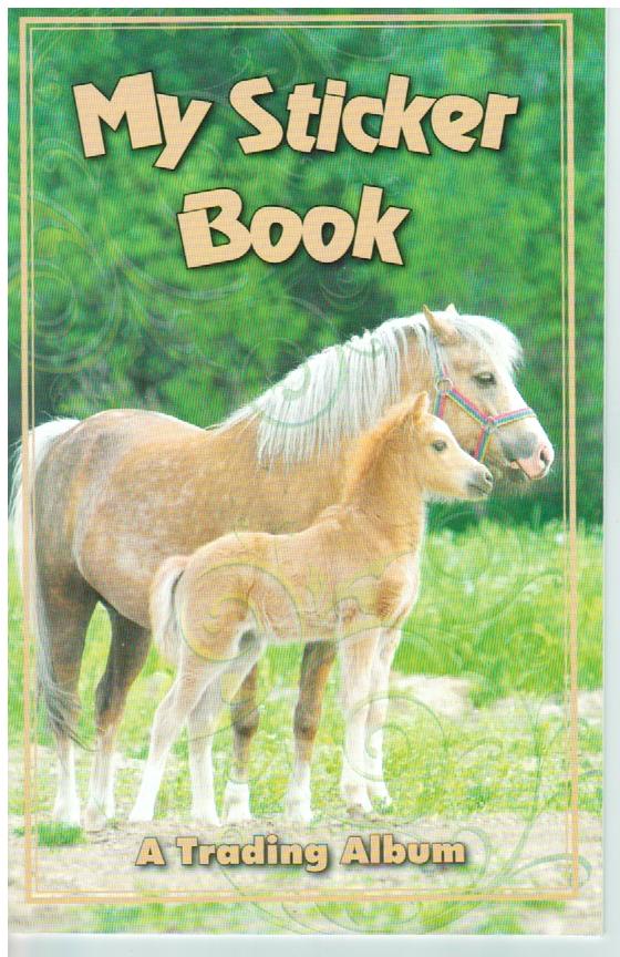 60158 - TRADING STICKER BOOK - HORSE AND PONY – McBeth Corporation