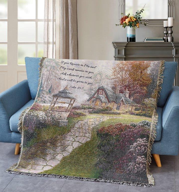 TQT5428 - MAKE A WISH COTTAGE THOMAS KINKADE – McBeth Corporation