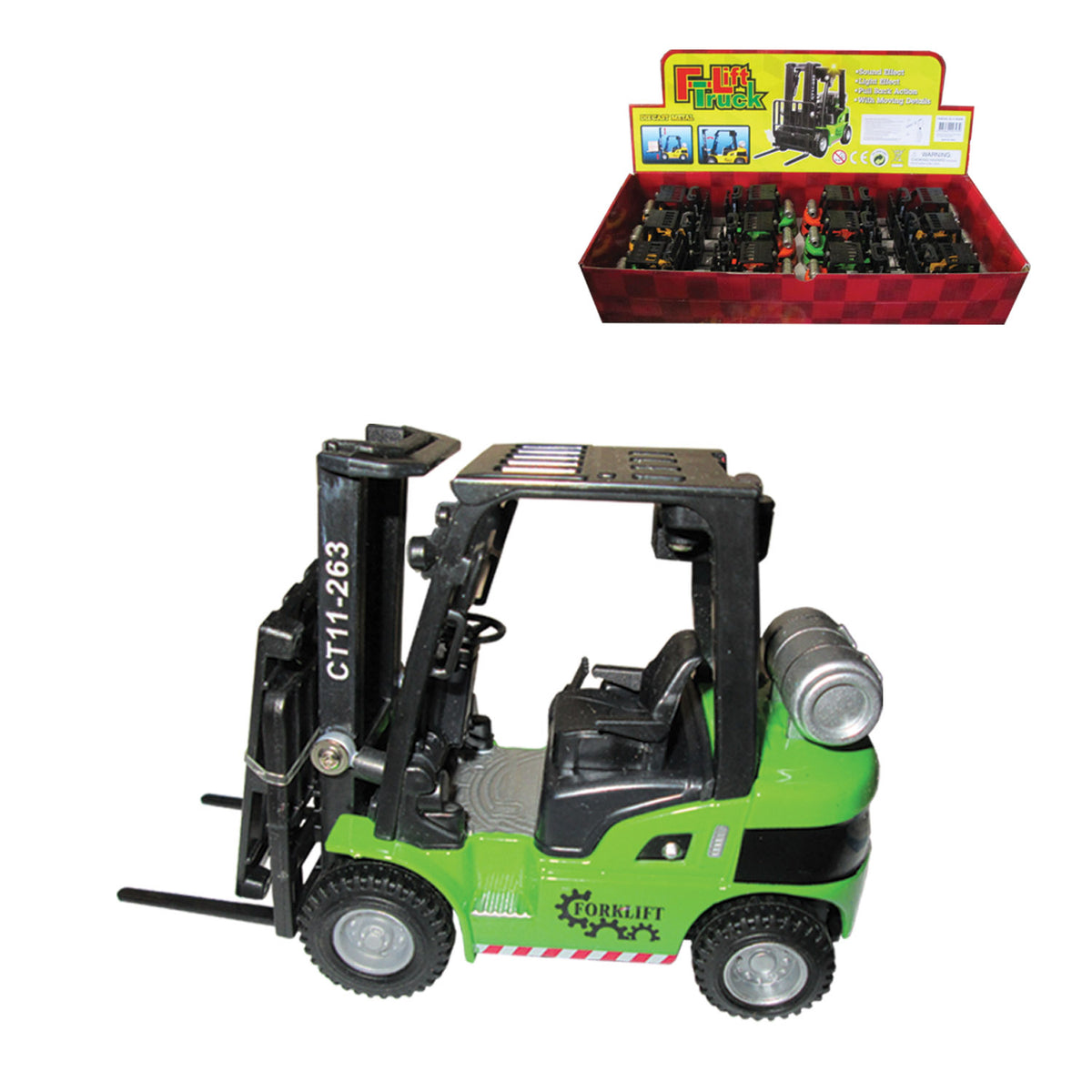 FS2373 - 5" DIE CAST FORK LIFT WITH LIGHTS AND SOUND – McBeth Corporation